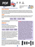 Shut The Box Game Rules | PDF | Sports & Recreation | Games & Activities