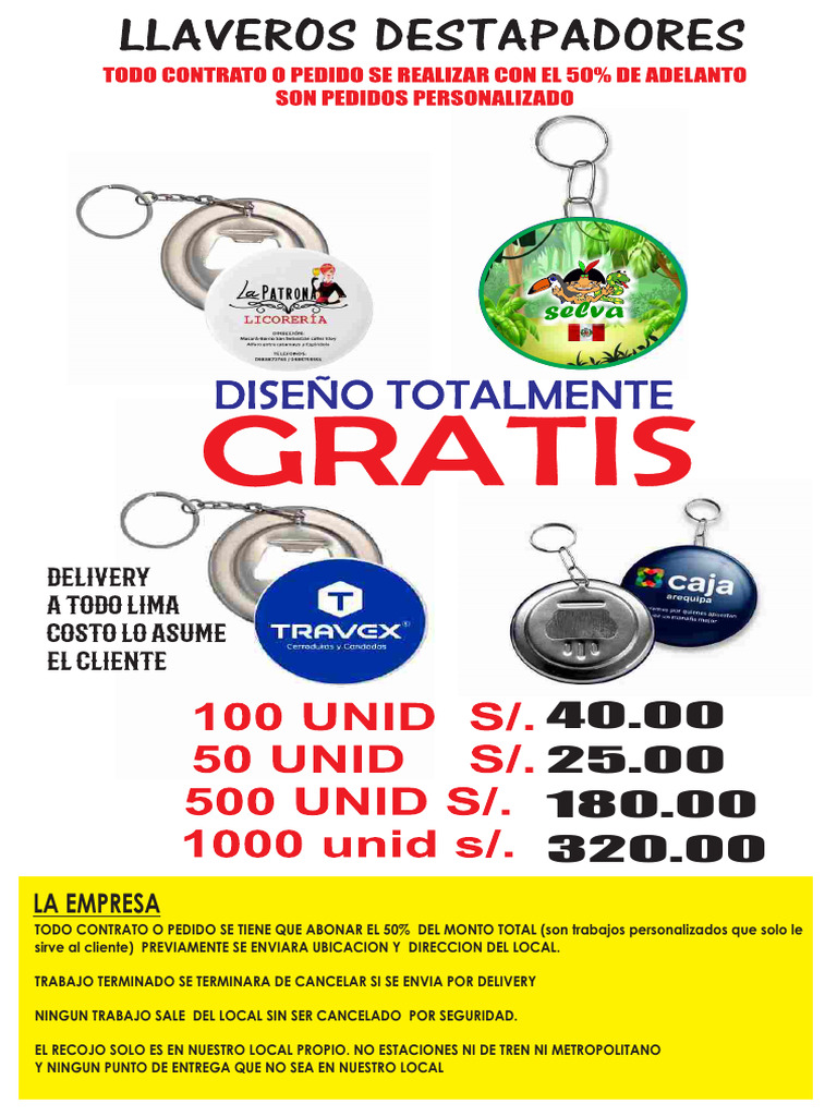 Modelo Llaveros | PDF