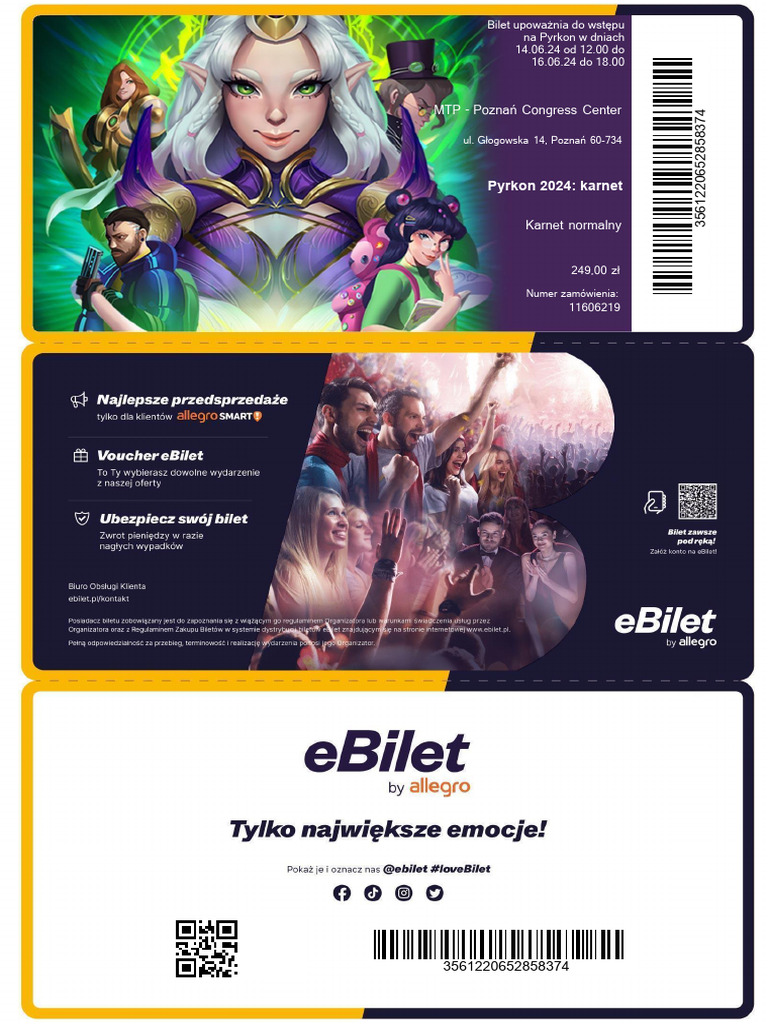 Pyrkon Bilet | PDF