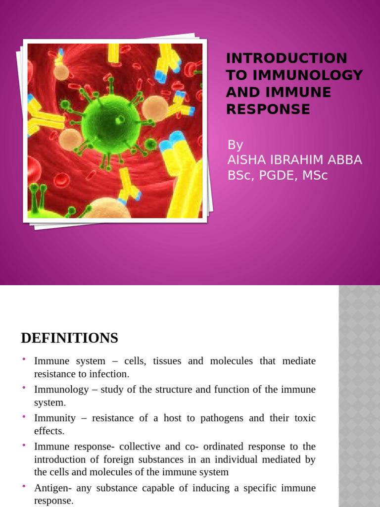 Immunolgy Lecture Slides | PDF | Immune System | Antibody