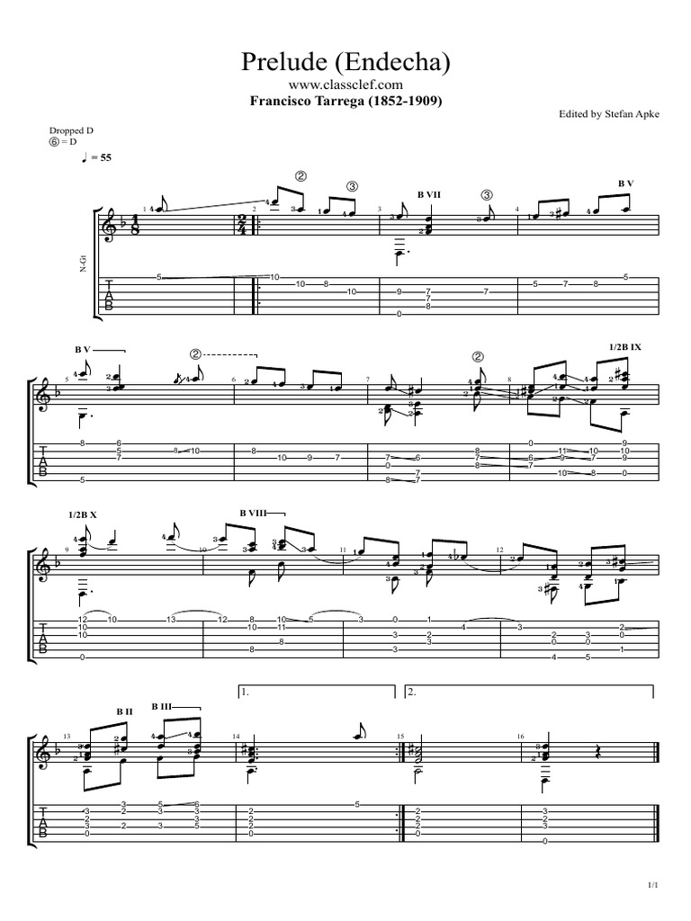 Tarrega Endecha | PDF