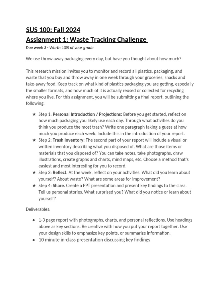 Waste Tracking Challenge | PDF | Waste | Pollution