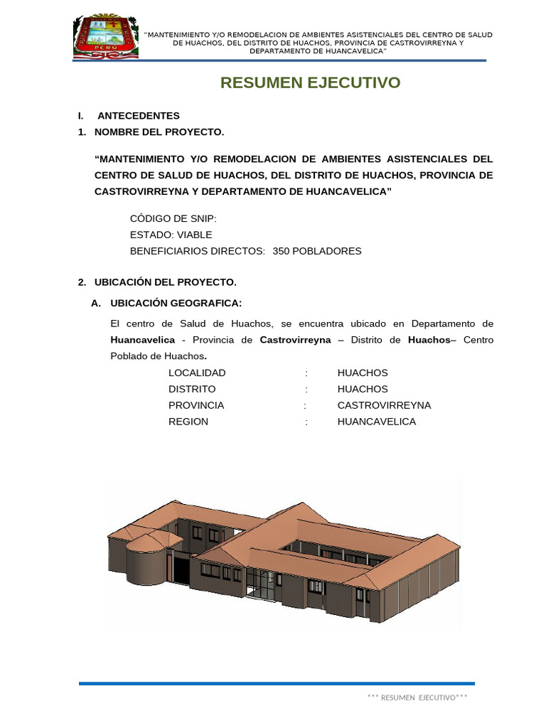 RESUMEN EJECUTIVO | PDF