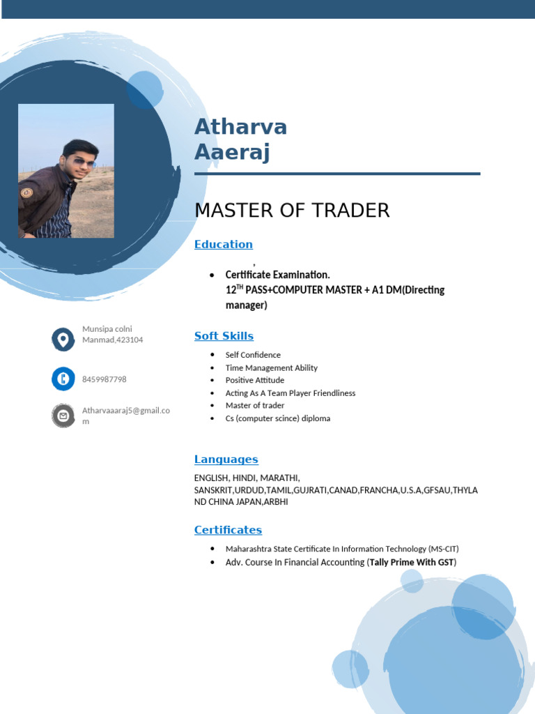 Atharva Resume | PDF