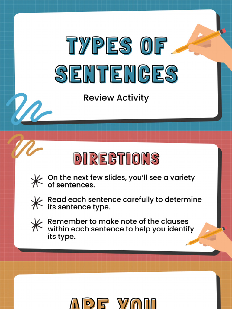 Types of sentences | PDF