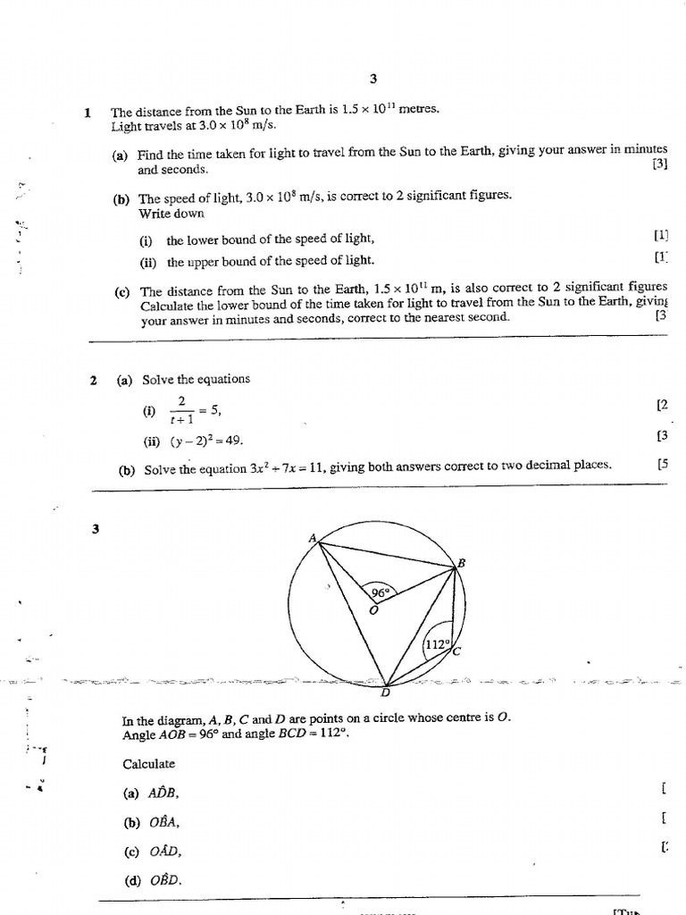 1999 Paper 3 | PDF