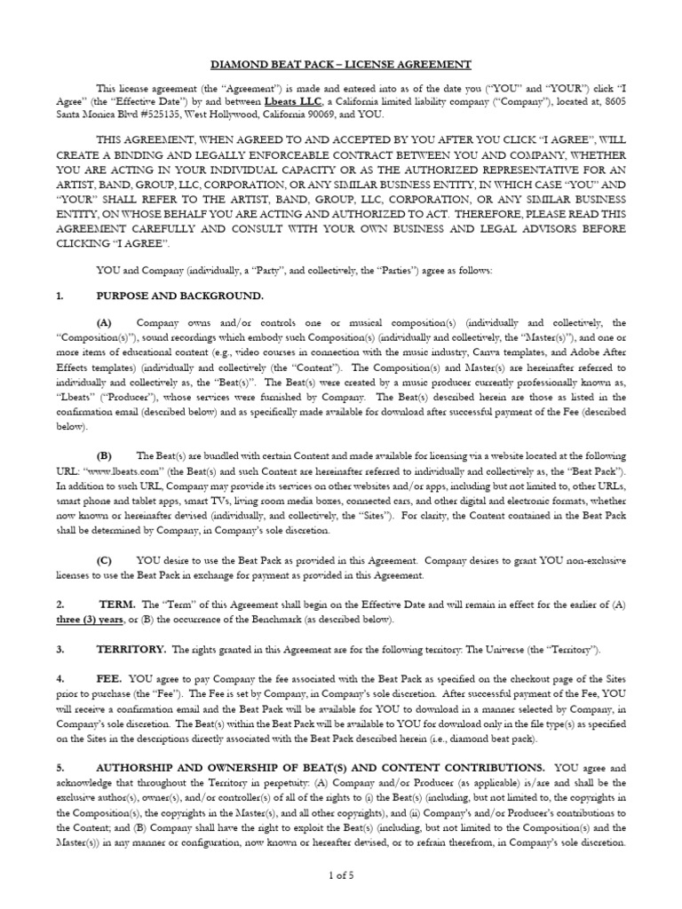 Diamond Beat Pack - Lbeats - 02.02.24 | PDF | Alternative Dispute ...