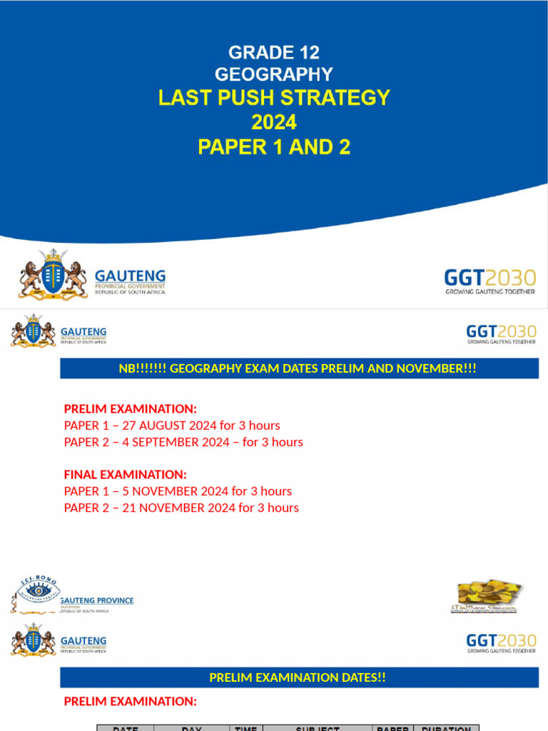 2024 Geography Last Push & RoadMap To 40% | PDF | Question | Geography