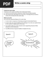 Comic Strip Guidelines | PDF | Comics | Comic Book