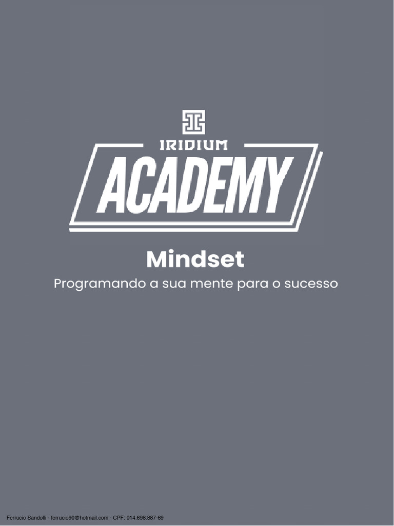 IridiumAcademy Mindset+ | PDF | Esportes e Recreação | Ciências Sociais