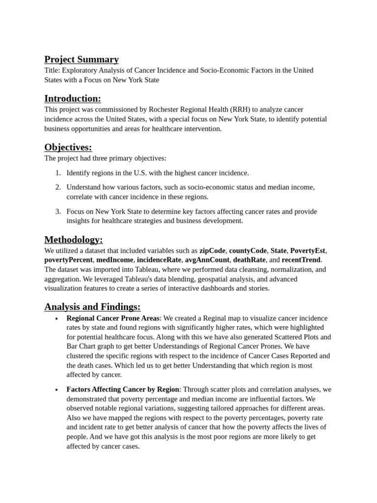 Project Summary | PDF | Social Science