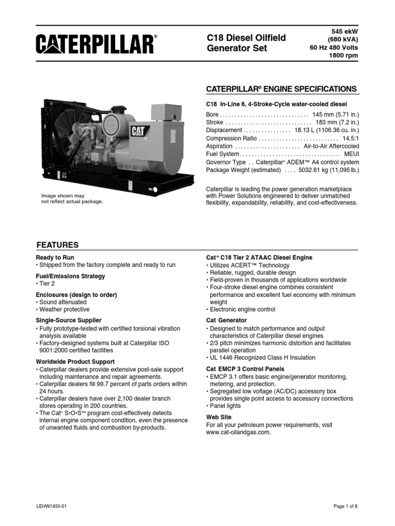Cat c18 Generator