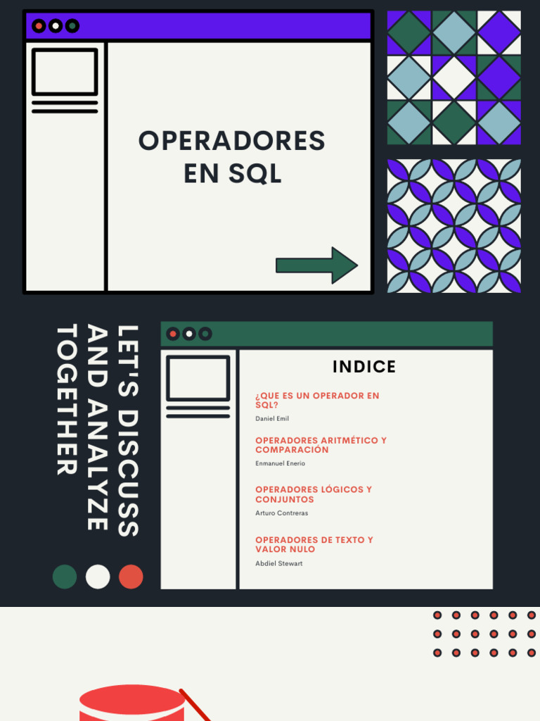 Presentaciónl | PDF | SQL | Programación de computadoras