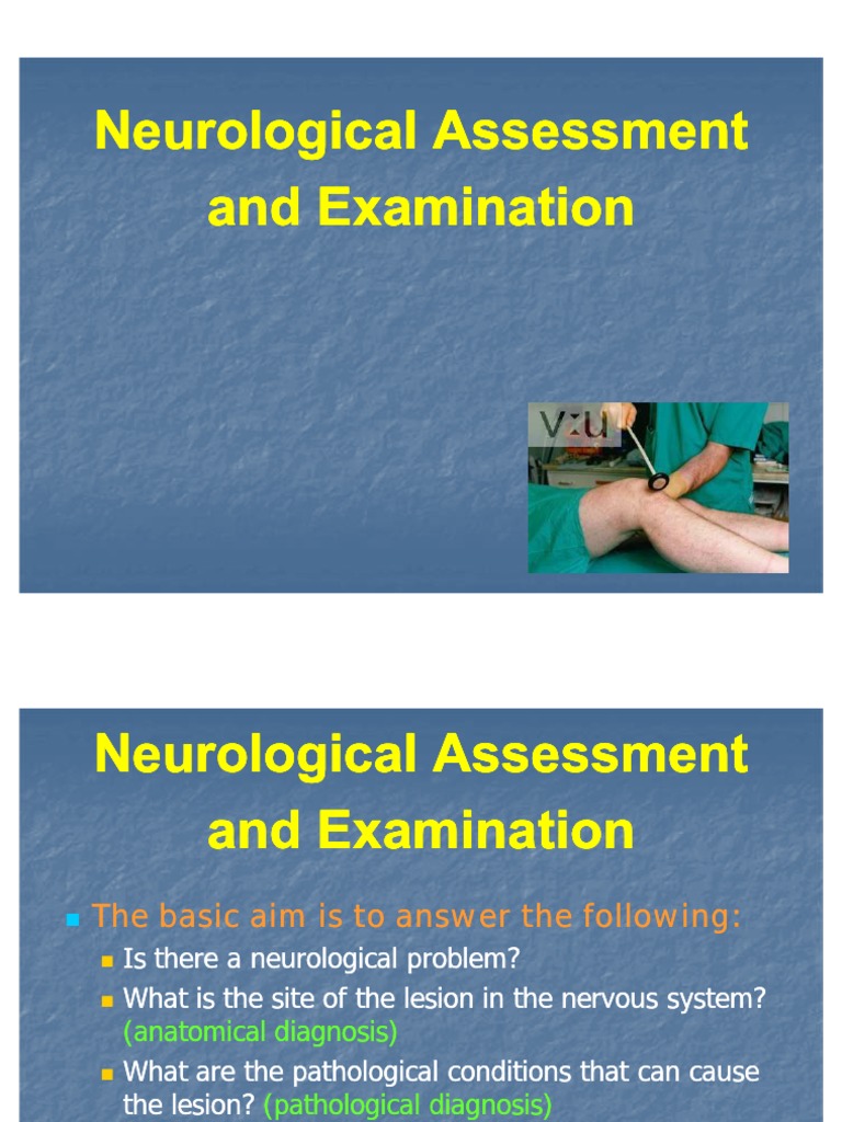 Neurological Assessment and Examination-1 | PDF | Coma | Neurology