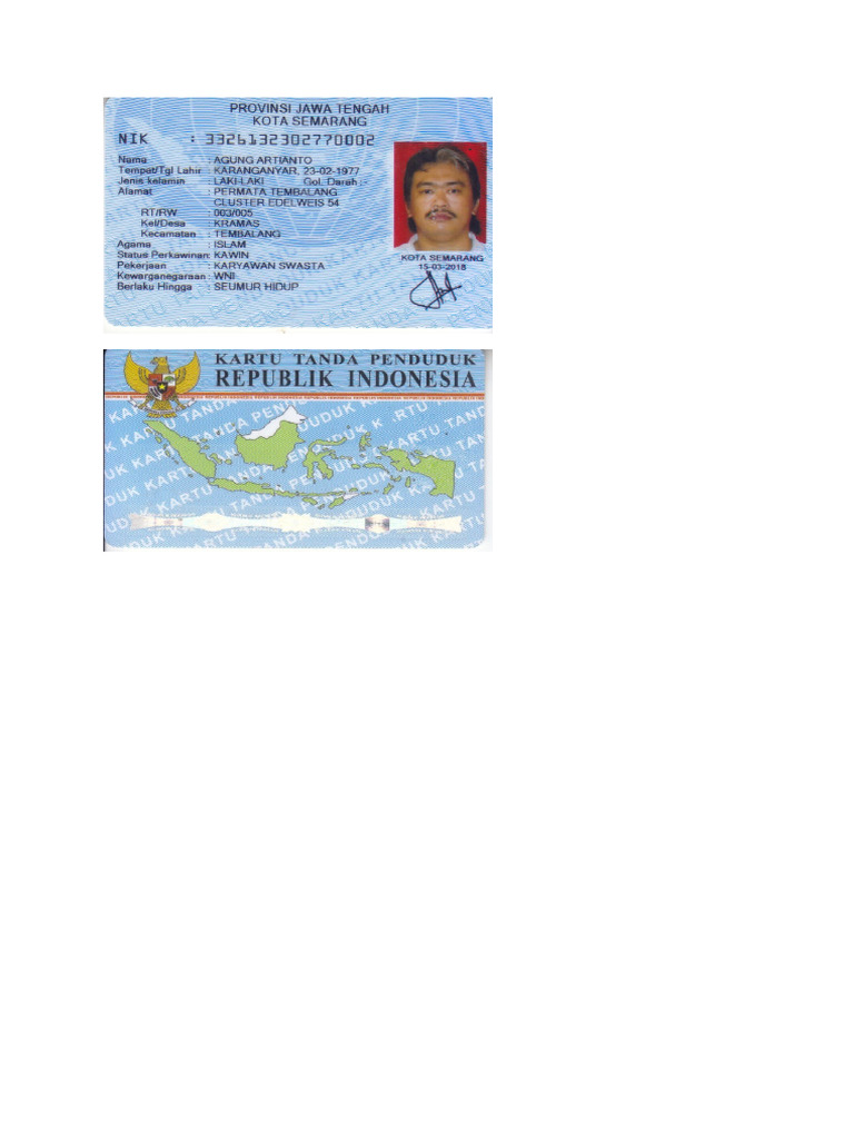 KTP BP - Agung Artianto New | PDF