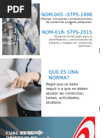 NOM-018-STPS-2015 - Presentacion - P1 | PDF