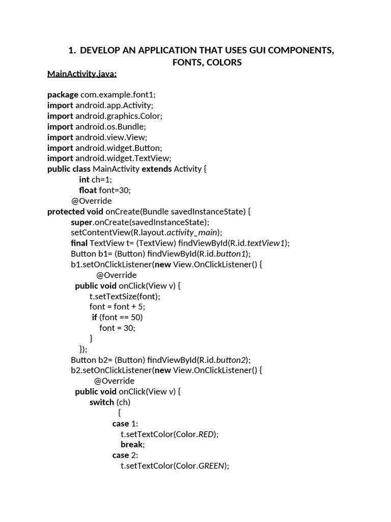 Mad Record 2020-2022 Syll | PDF | Android (Operating System) | Color