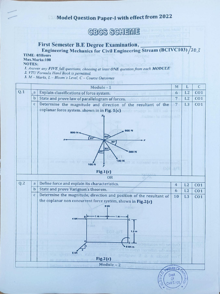 Mos Question Paper | PDF