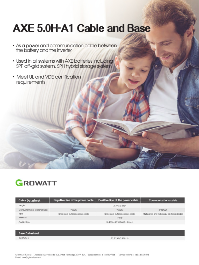 GRW-AXE 52E0L-C1-CABLES - FichaTecnica | PDF