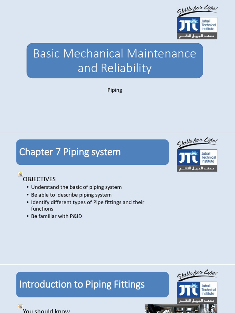 6 - Pipe Fitting | PDF | Pipe (Fluid Conveyance) | Valve