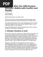 Derg Regime | PDF | Ethiopia | Political Science