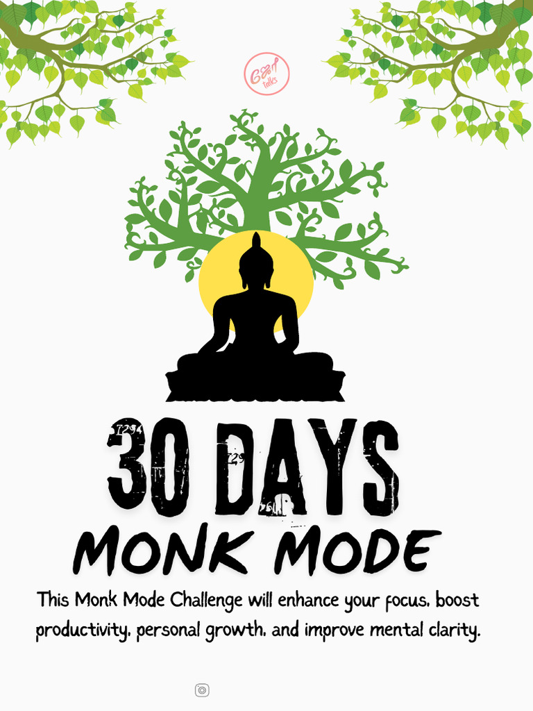 30days Monk Mode Planner | PDF