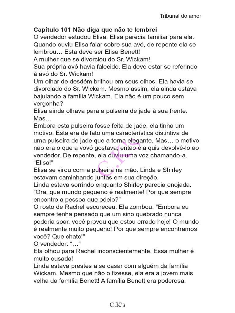 101 Ao 200 Tribunal Do Amor - Faye Carter | PDF | Amor | Família