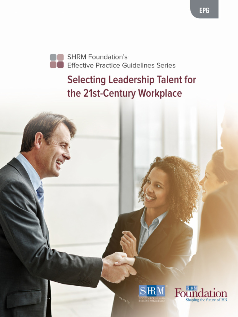 Selecting Leadership Talent | PDF | Leadership | Talent Management