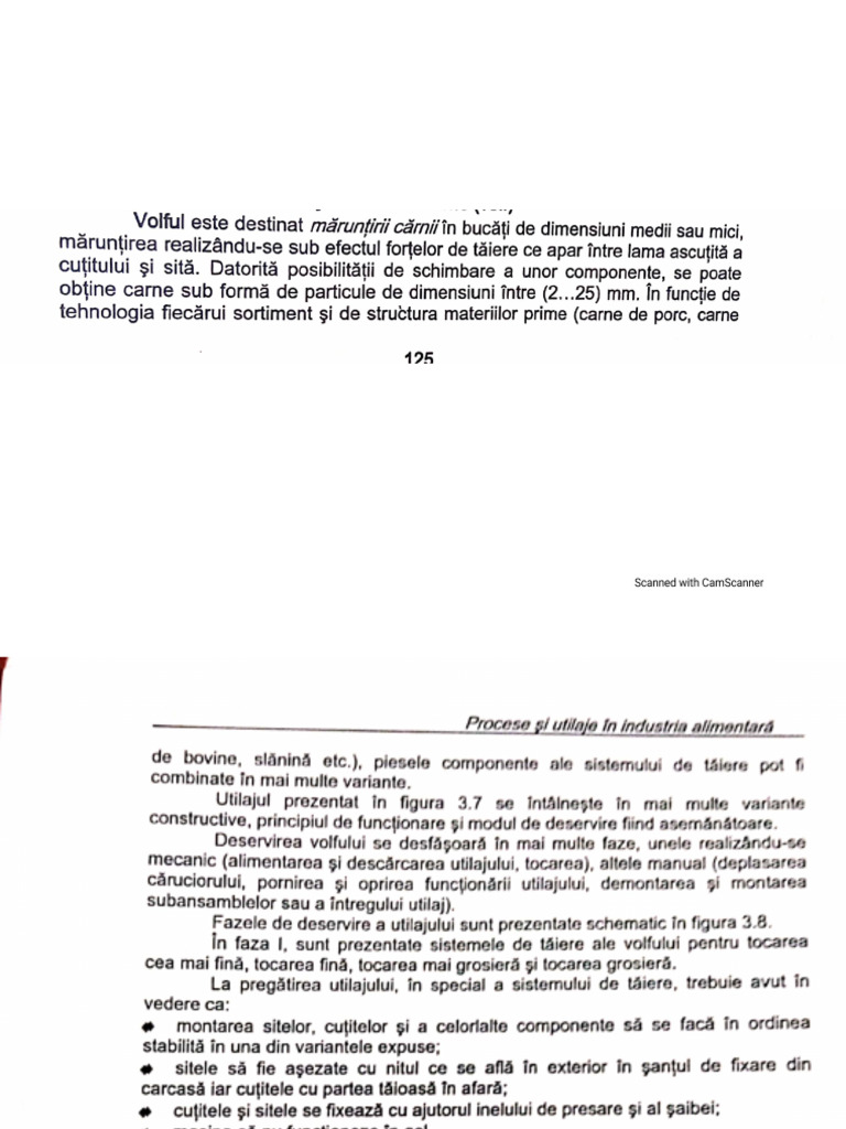 Utilaje Folosite in Ind Carnii | PDF