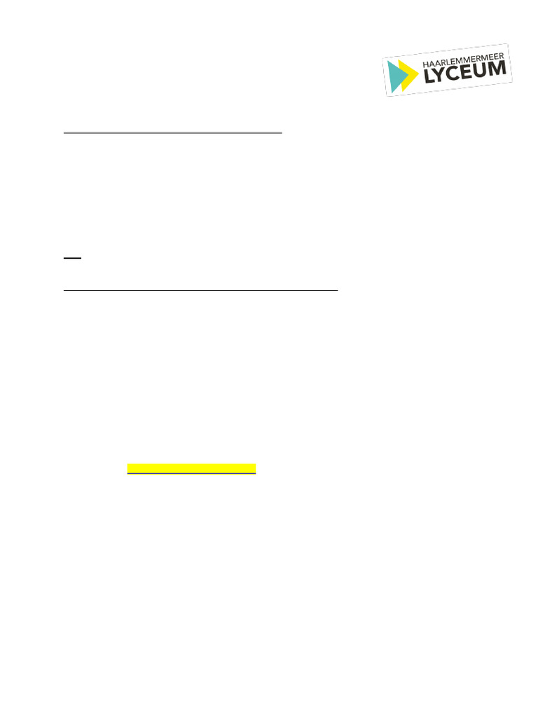 Uitnodiging SE-training - Havo 4 Vwo 5 | PDF