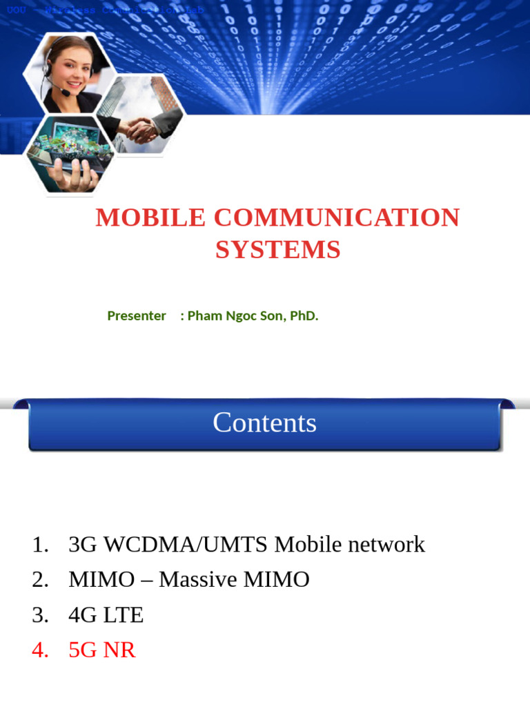Lesson - Chapter 3-4 5G NR | PDF | Computer Network | Mimo