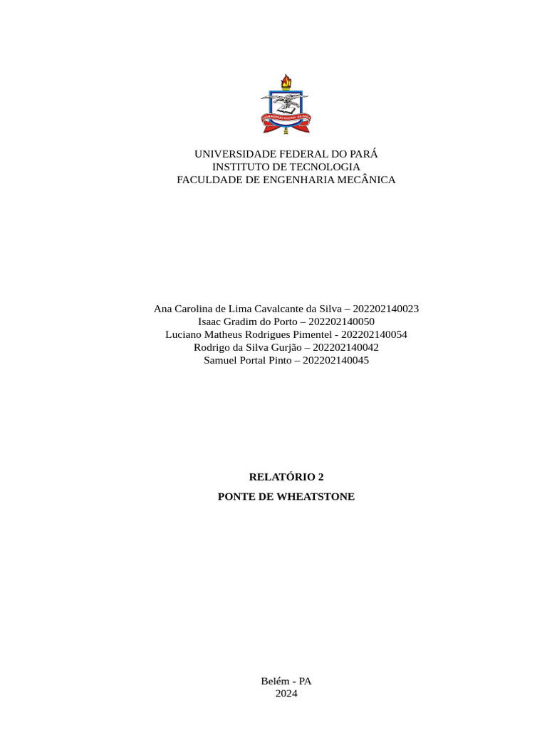 Relatório 2- Lab basico 2 | PDF | Eletricidade | Rede elétrica