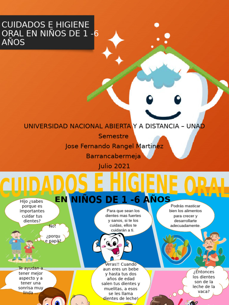 Cuidados e Higiene Oral en Niños de 1 | PDF | Diente | Higiene oral