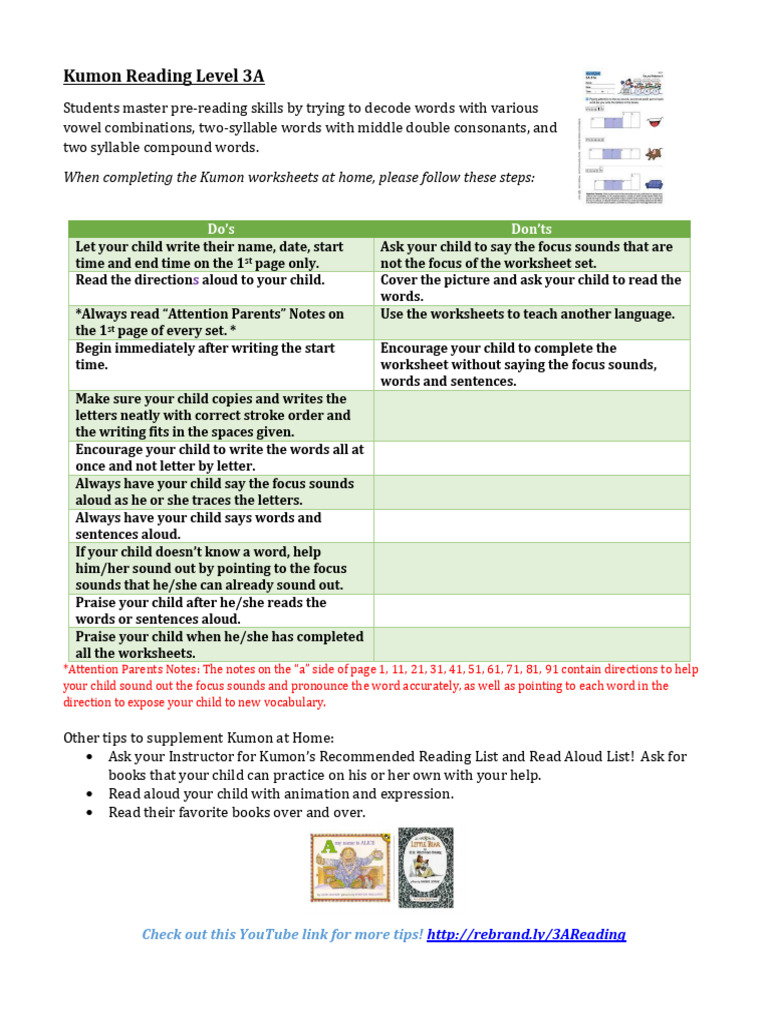 Reading Level 3A EL Tip Sheet | PDF | Language Arts & Discipline