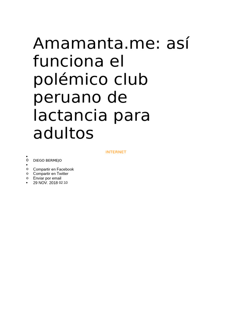 Amamanta | PDF | Amamantamiento