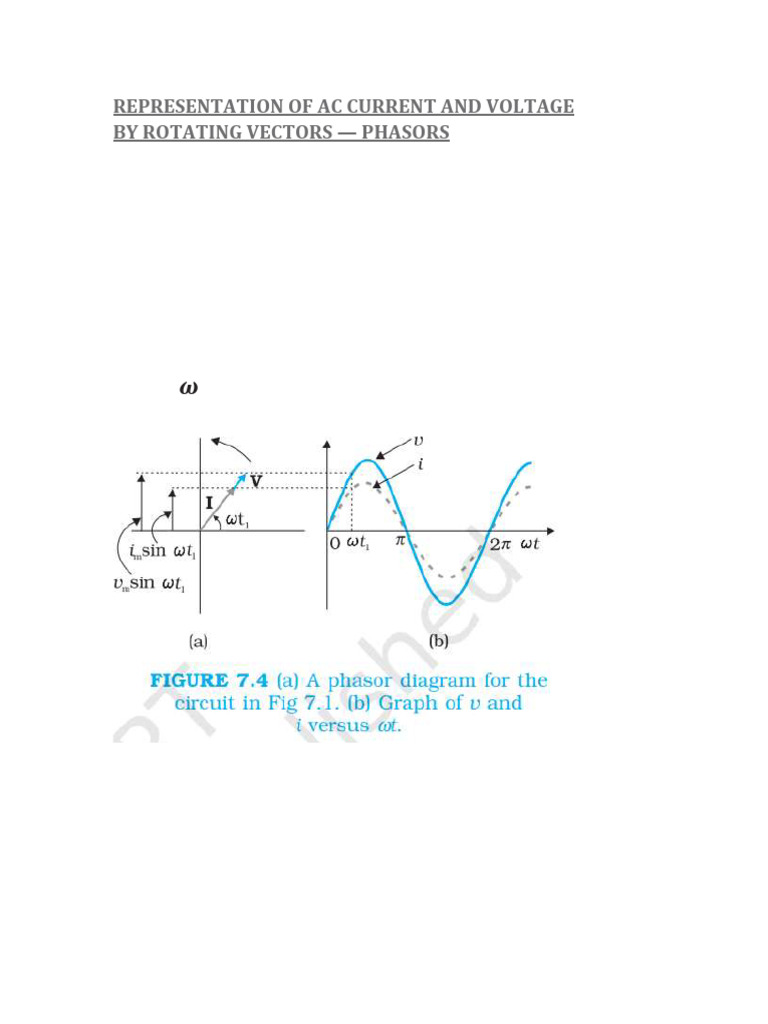 Chapter 7 - Phasors | PDF