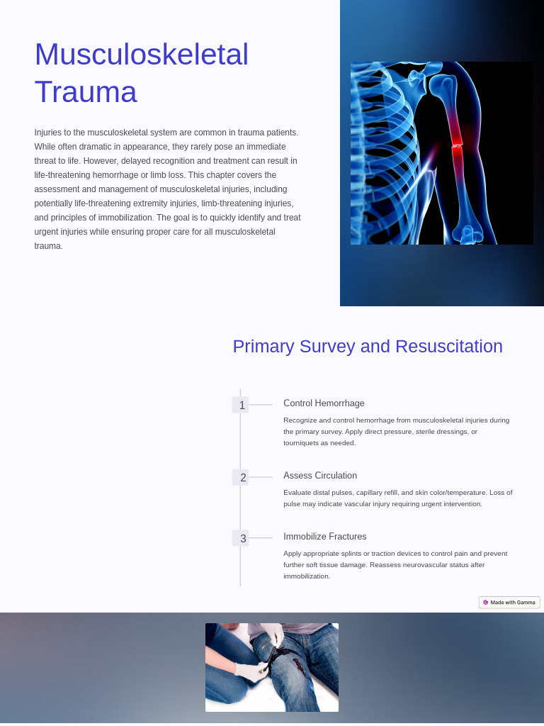 Musculoskeletal Trauma | PDF | Surgery | Injury