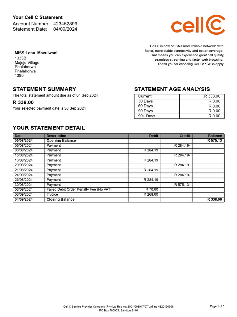 Statement September 2024 | PDF | Mobile Phones | Invoice