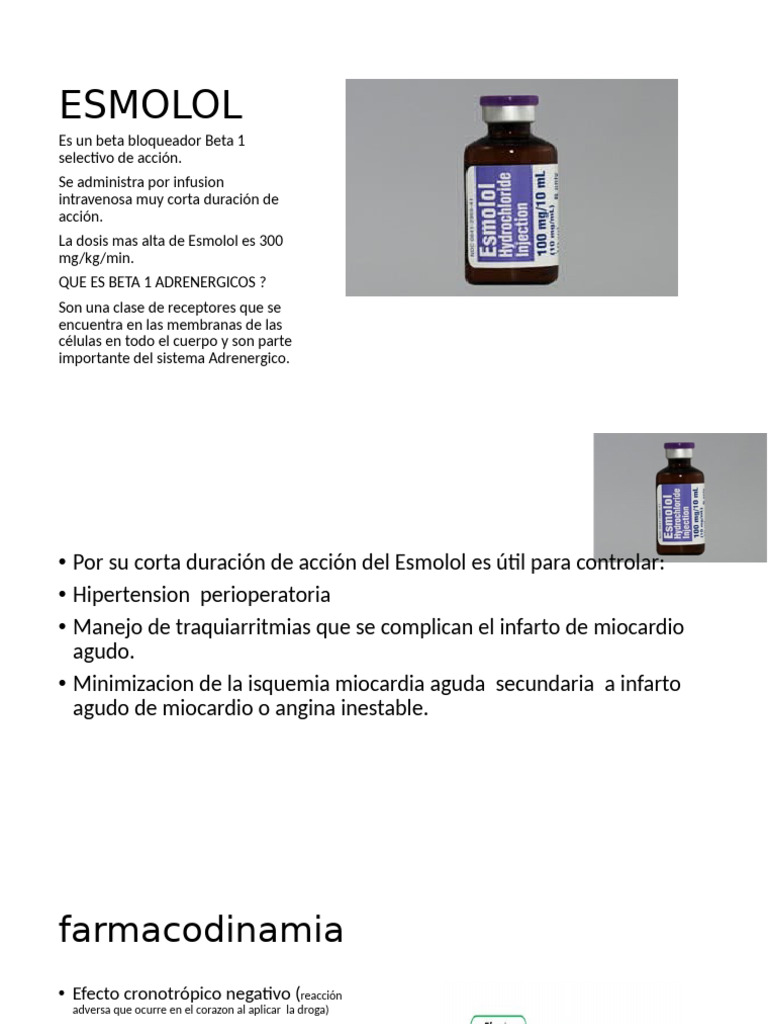 ESMOLOL | PDF