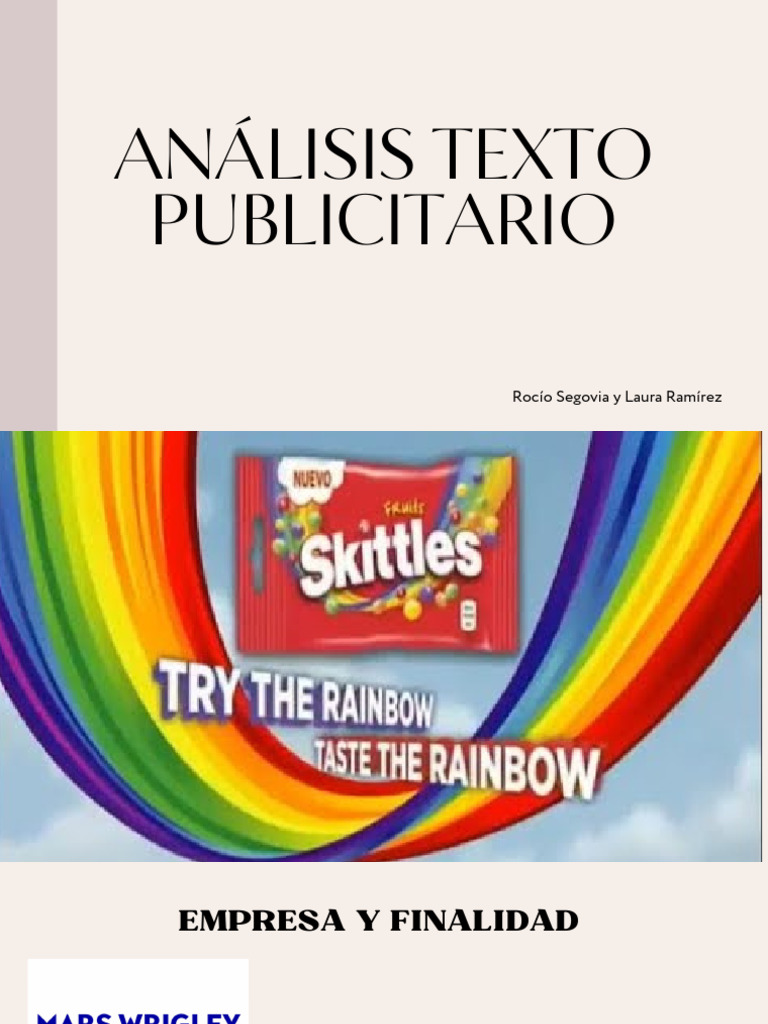 Analisis Texto Publicitario | PDF | Ciencias sociales