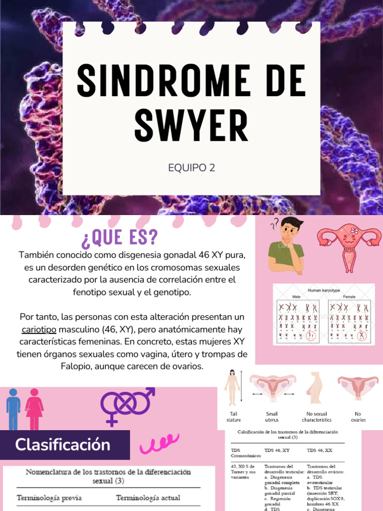 Síndrome de Swyer: Características y Diagnóstico | PDF | Sexo | Sistema ...