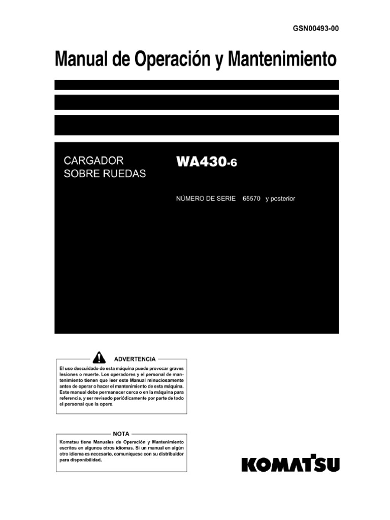 Oym Wa430-6 | PDF