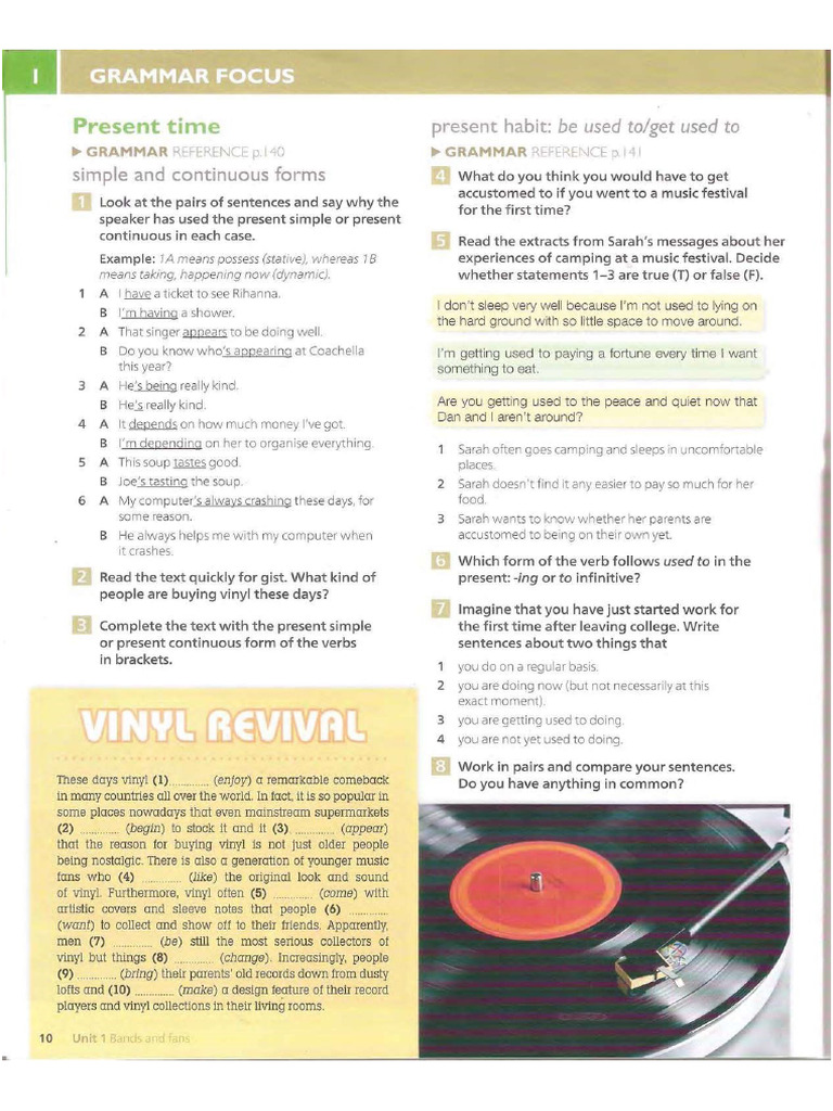Candela Unit 1 Grammar | PDF