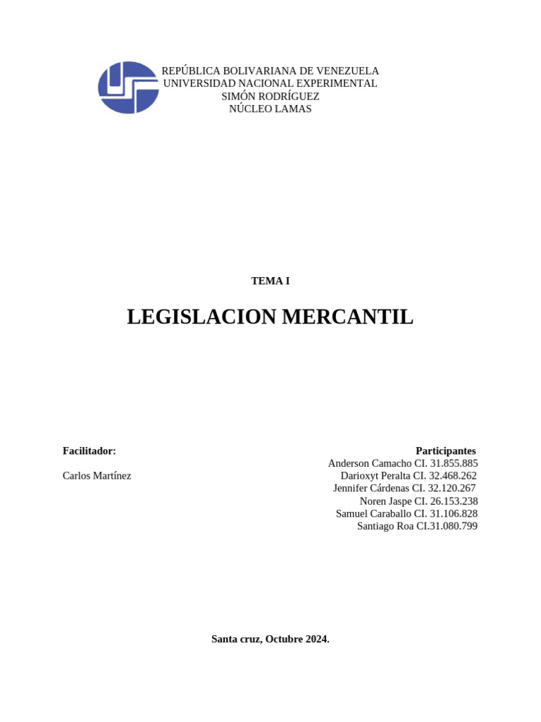 Tema 1 Legislacion Mercantil | PDF | Comercio | Business