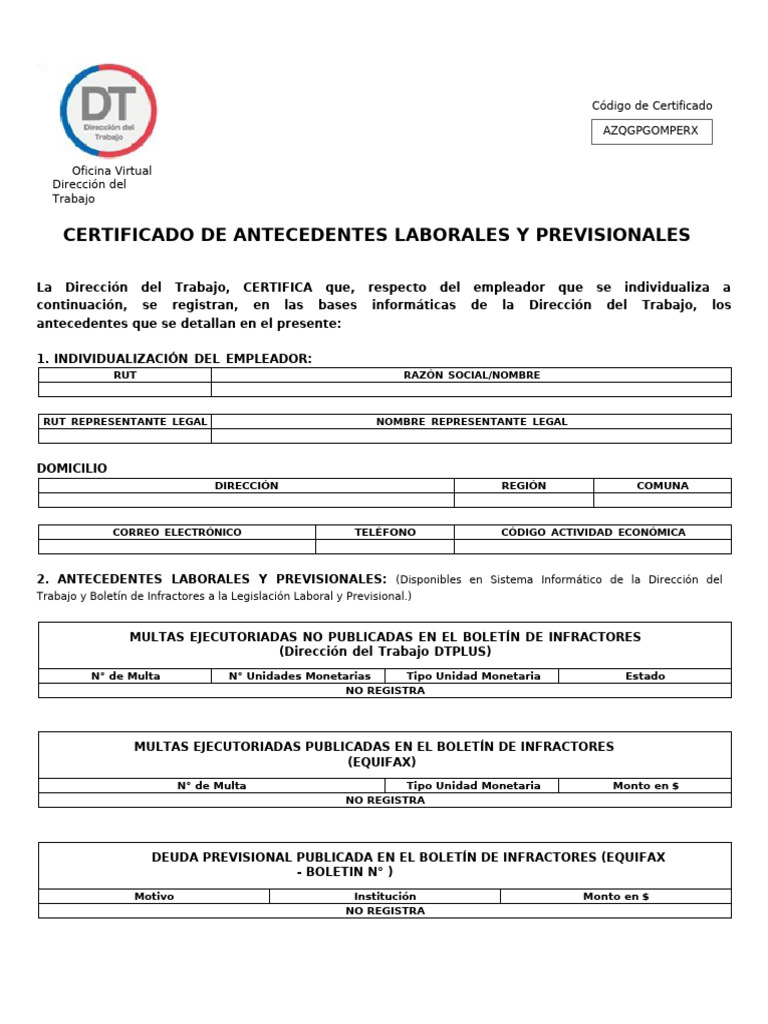 Formato F30 | PDF | Finanzas y dinero