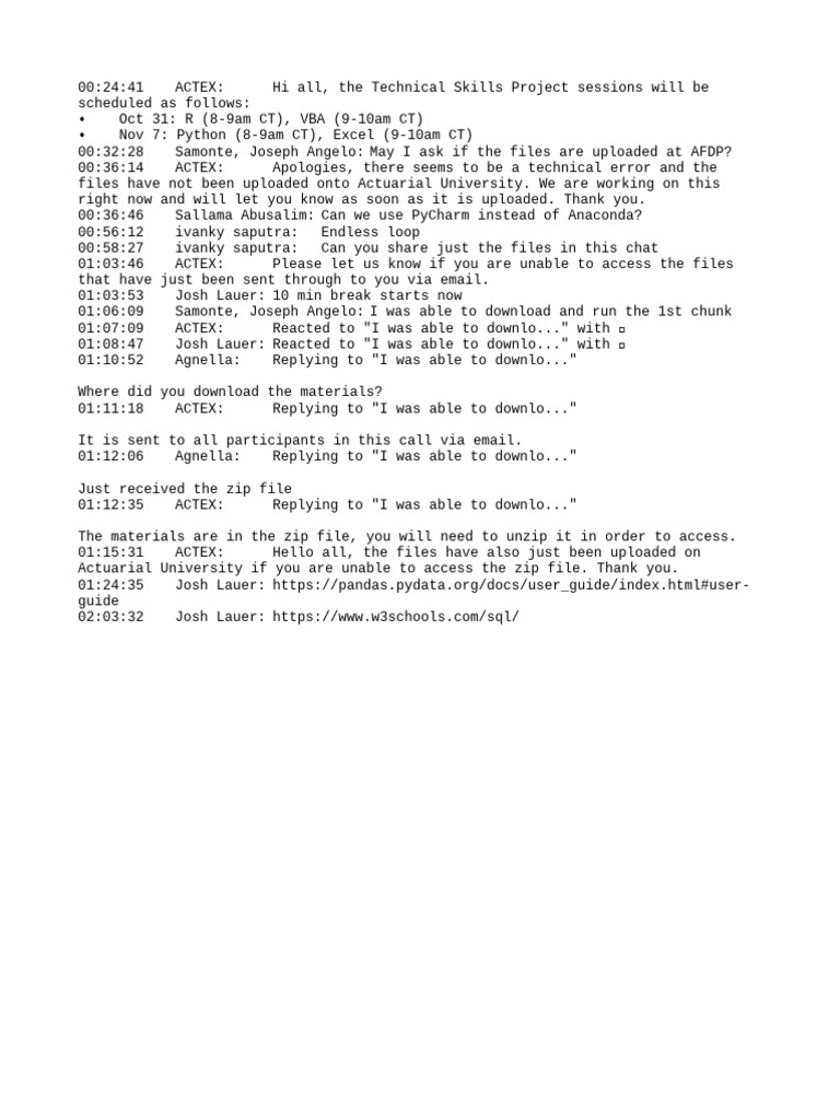 10-17-2024 Python Session 1 Chat | PDF | Games & Activities ...