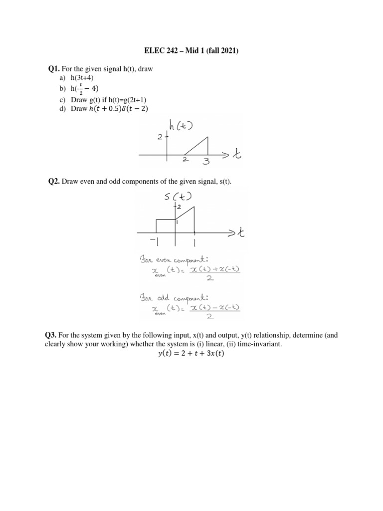 Fall2021 Mid1 | PDF | Teaching Methods & Materials | Science & Mathematics