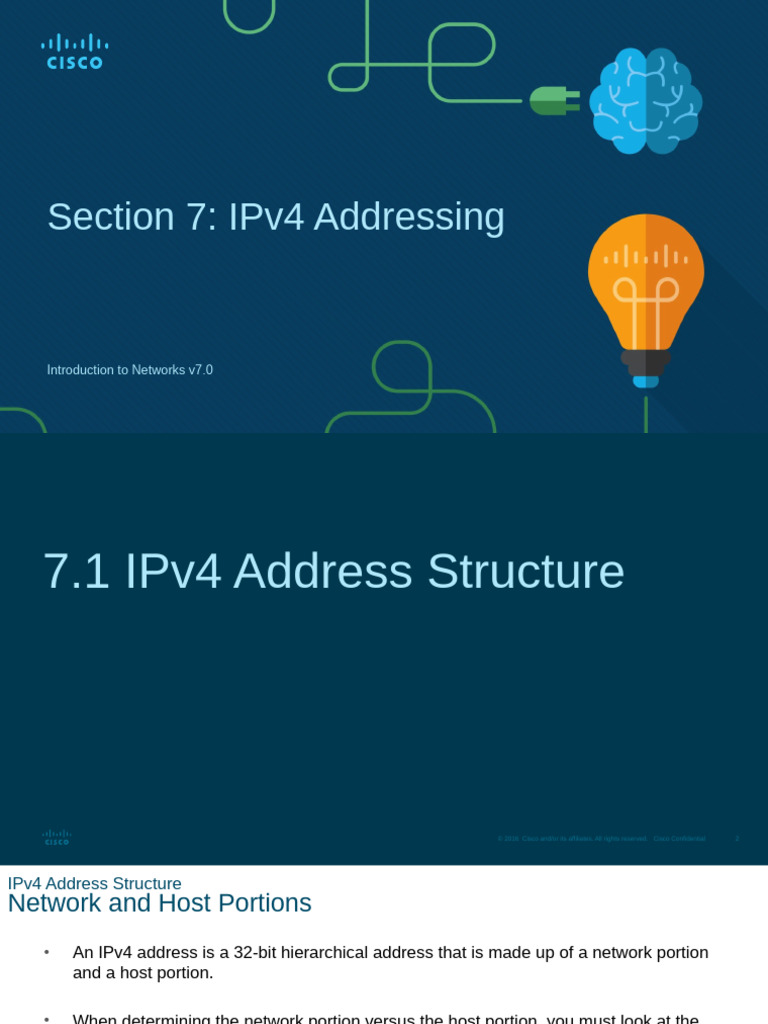7 IPv4 Addresses | PDF | Ip Address | Computer Network