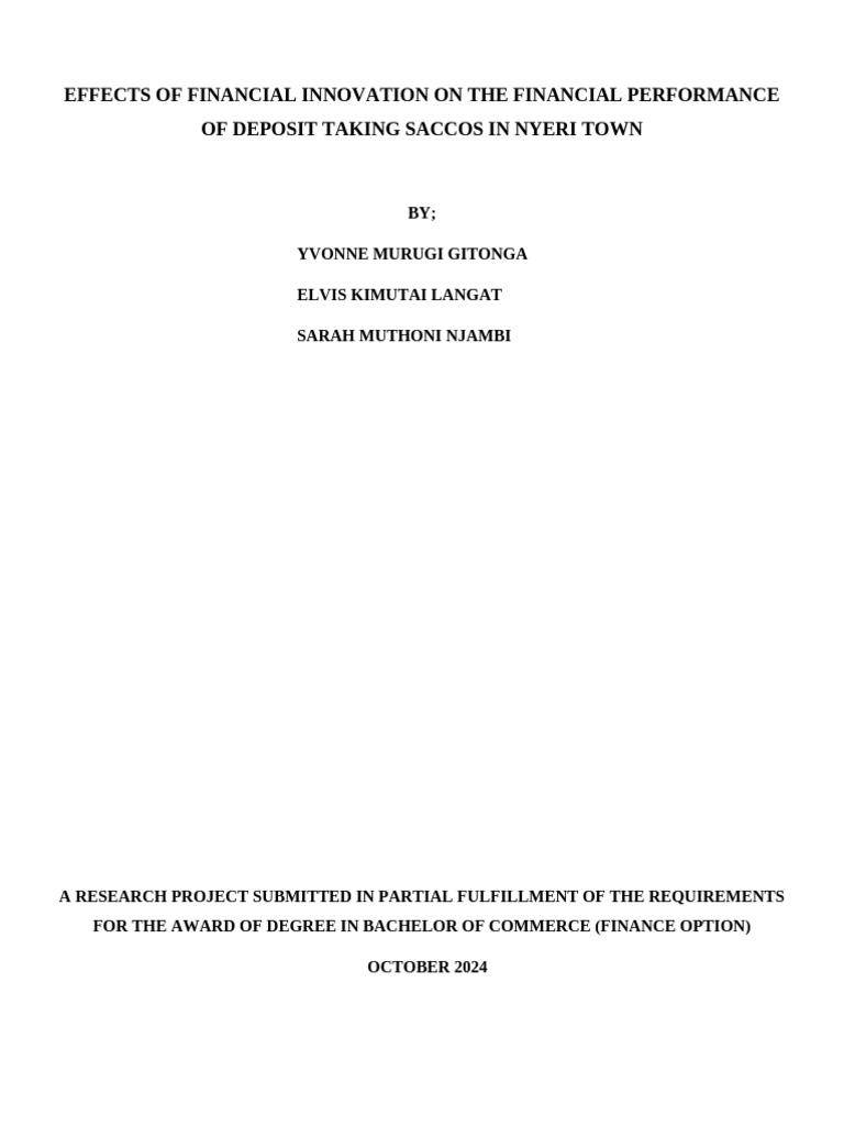 Project Final (1) ELVIS | PDF | Banks | Innovation