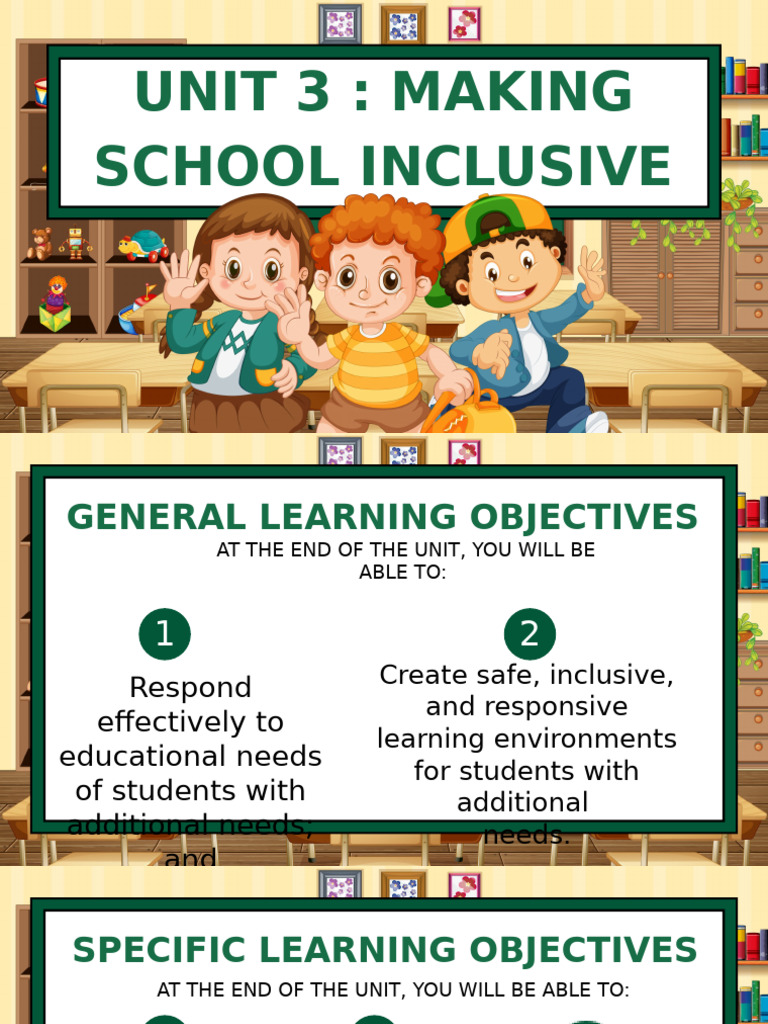 Colourful Cartoon Elementary Classroom Rules Educational Presentation ...